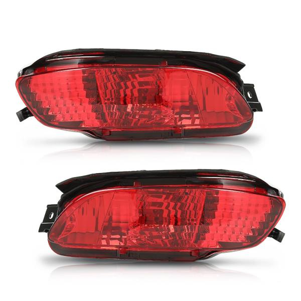 商品名:  CROSSDESIGN Rear Side Marker Bumper Reflector Lights Pair Red w/o Bulbs Compatible with RX400h 2006-2008/Fits RX35...
