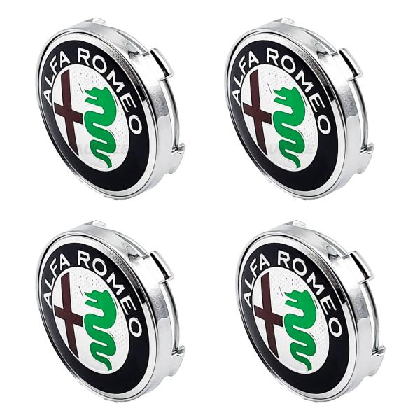 商品名:  AULPEE Wheel Hub Center Cap Center Logo Emblem Hub Cover 60mm ABS Material Compatible with AIfa Romeo Accessories ...