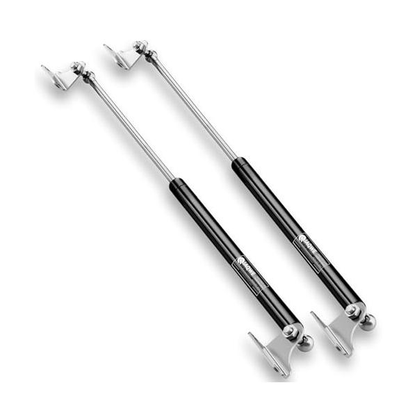 商品名: IAQWE 36インチ 66ポンド / 298N ガスストラット スプリング ショック リフトサポート L型マウント付き ボートカバー RV ベッド収納 高耐久 ツールボックス 蓋 ゴミ箱 ベンチ キャビネット トラップ ドア ト...
