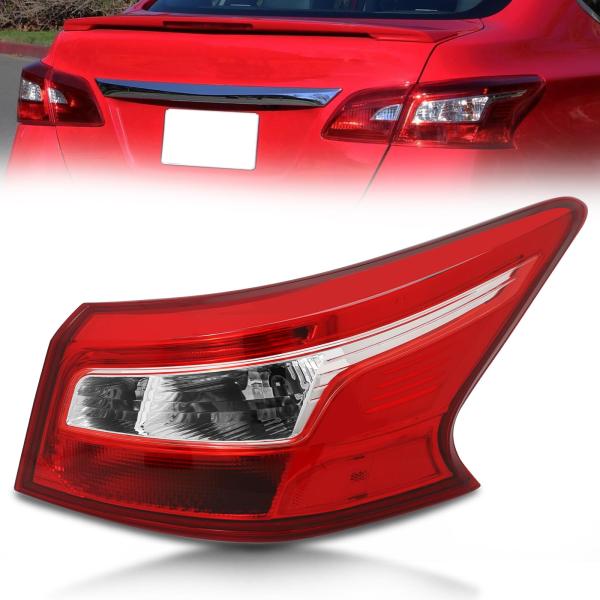 商品名:  Genful Tail Lights Assembly Fit For 2016-2019 Nissan Sentra 2016 2017 2018 2019 16 17 18 19 Nissan Sentra Rear Bra...