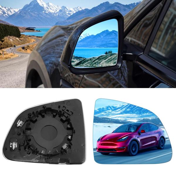 商品名:  Jaronx Compatible with Tesla Model Y Side Mirror Replacement 2PCS 2020-2023, Heat Defogging Anti-glare Blue Wide A...