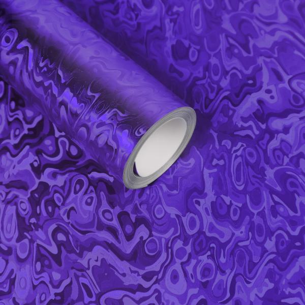 商品名: Lypumso 鍛造カーボンファイバービニールラップ、3Dコズミックゴーストテクスチャ自動車ステッカーデカールフィルムシートDIY車両ペイントチェンジラップエアリリーステクノロジー(パープル、1フィート×10フィート) Lypum...