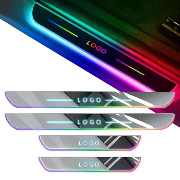 商品名:  MIULUIRIN Led Door Sills for Car Magnetic, Custom Led Door Sills for Car with Logo Text, Auto-Sensing Waterproof W...