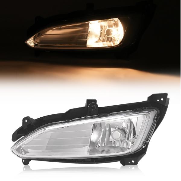商品名:  HECASA Left Fog Light Compatible with 2013-2016 Hyundai Santa Fe Sport Halogen Front Bumper Driving Fog Lamp Clear...