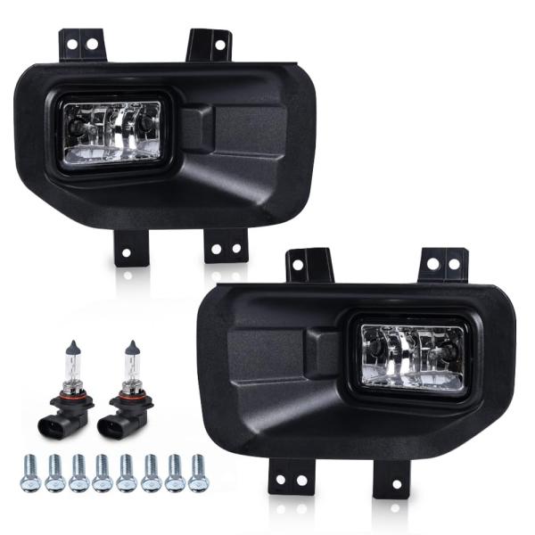 商品名:  CROSSDESIGN Front Bumper Fog Light Assembly Compatible with Ford F150 2015-2017 Driving Fog Lamps w/ H10 Halogen B...