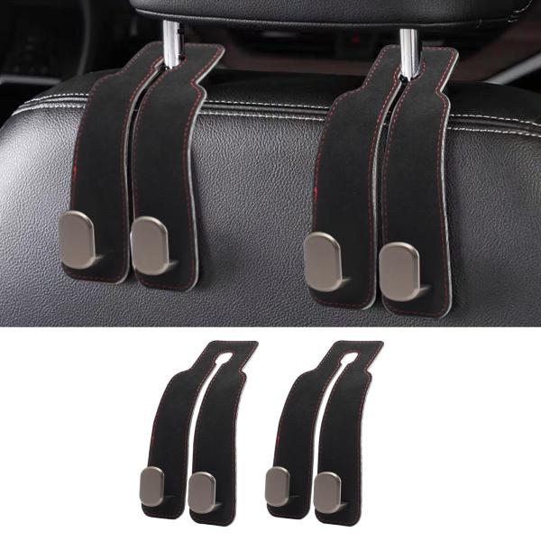 商品名: Zekrom カーシートヘッドレストフック ヘッドレスト用カーシートフック 2個パック 車のバックシートヘッドレストフック ハンドバッグ/バッグ/財布用 (ブラック) Zekrom Car Seat Headrest Hook, ...