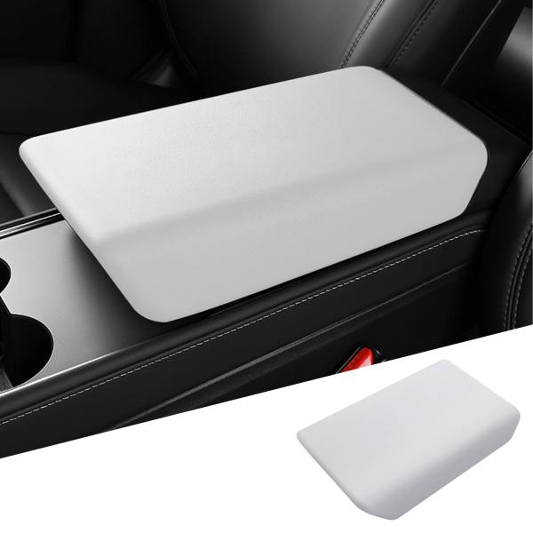 商品名: yhcdsea Tesla Model 3 Model Y センターコンソールカバー、アームレストカバー ノンスリッププロテクター Tesla 3/Y用 インテリアアクセサリー(ホワイト-モデル3/Y) yhcdsea for 2...