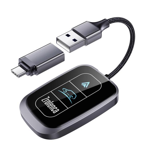 商品名:  Zrolenca Android Auto Wireless Adapter for Factory Wired Android Auto Car, Converts Wired Android Auto to Wireless...