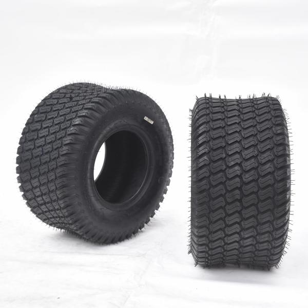 商品名:  2 PCS 18x9.5-8 Lawn Mower Tires 4PR Turf Saver Lawn &amp; Garden Tires for Garden Tractor Riding Mower, Tubelessブラ...