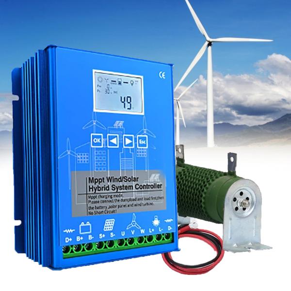 商品名:  15000W Wind Solar Hybrid Charge Controller 12V 24V 48V MPPT Boost Charge Regulator with LCD Display and Dump Load ...