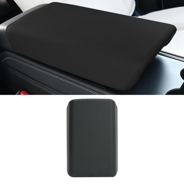 商品名: XSMDAUTO マットブラック センターコントロール アームレストカバーボックス 2021 2022 2023 Tesla Model Y対応 ABS センターコンソールプロテクターカバー、センターコンソールアームレストボックス...