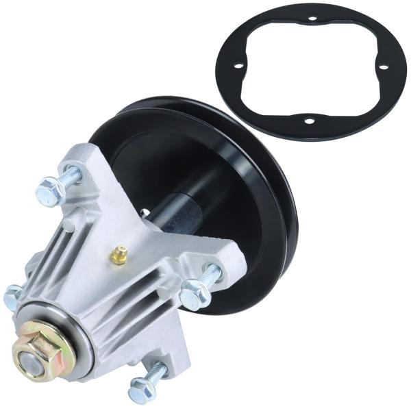 商品名: Lawneagle 918-06991 デッキスピンドル補強リング付きスピンドルアセンブリ スピンドルアセンブリ 918-06991 デッキスピンドル 42 草刈りデッキ、618-06991 ハスキーLT4200用スピンドル、Cr...