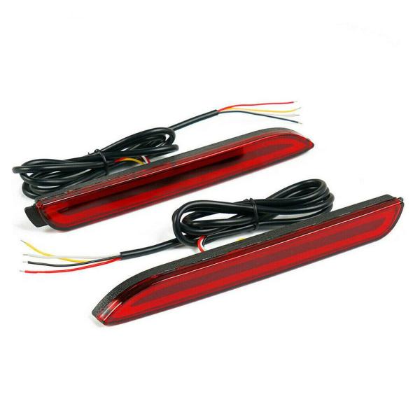 商品名:  generic Rbanna1 2 pcs Red Rear Bumper Tail Lights Bumper Reflector Lights for Toyota for RAV4ブランド: generic高さ: 0.6c...