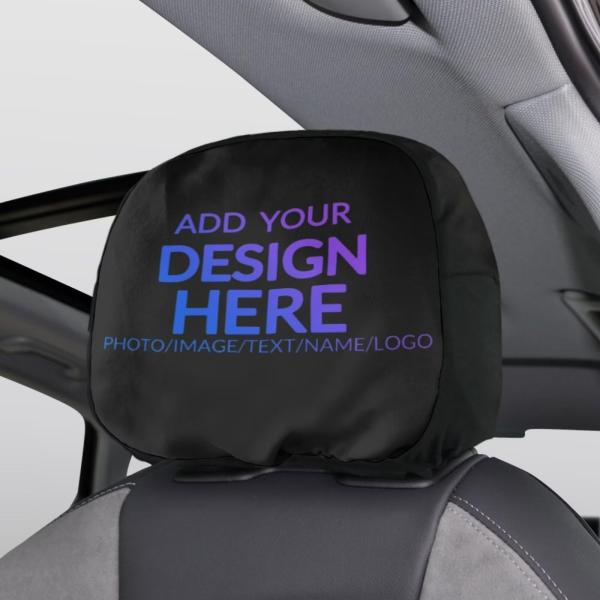 商品名:  Jiquruby Customizable Car Head Rest Covers Set of 2 Personalized Picture Seats Headrest Cover Universal Fit Most C...