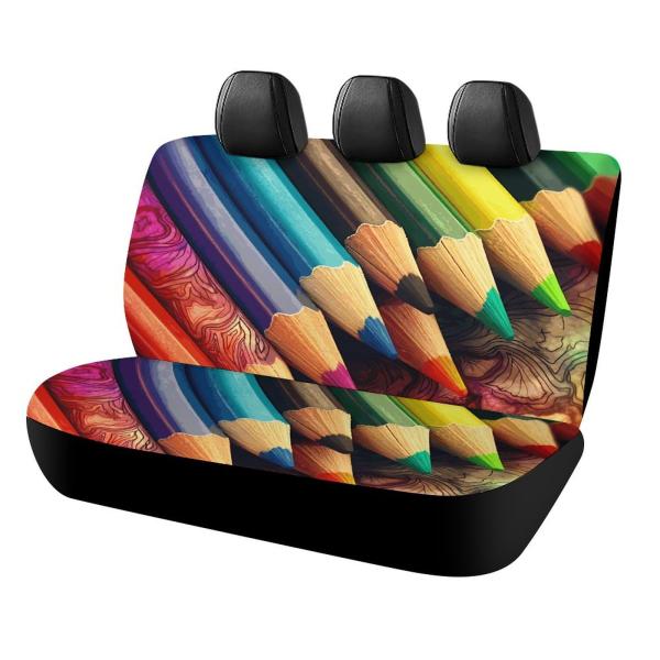 商品名:  KLWQR Colored Rainbow Back Seat Cover Dust and Scratch Proof Rear Car Seat Cushion Waterproof Car Bench Seat Cover...