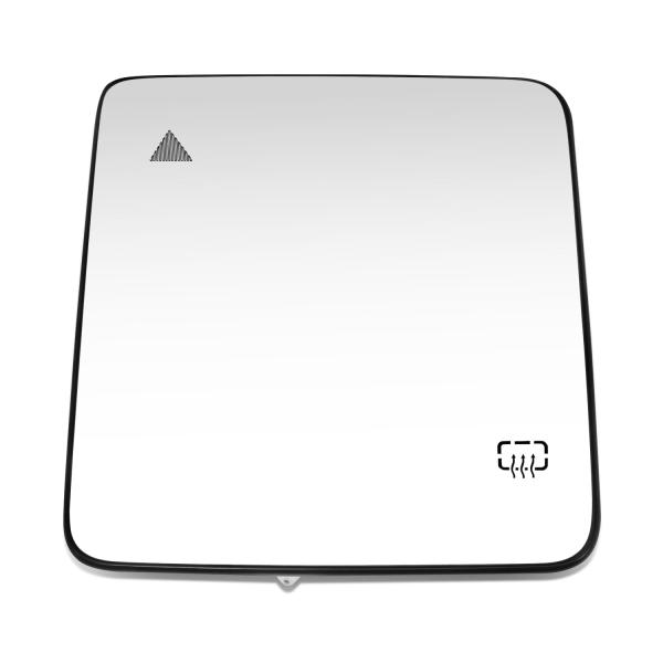 商品名:  DNA MOTORING Flat Side Mirror Glass Driver Left Compatible with Jeep Gladiator 2020-2024 / Wrangler 2018-2024, Wit...