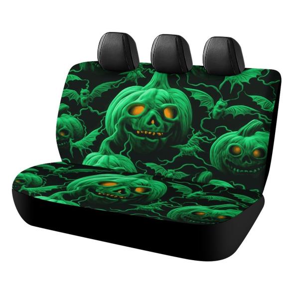 商品名:  NWTRJ Green Ghost Horror Halloween Pumpkin Car Back Seat Covers Soft Waterproof Cars Rear Bench Cushion Covers Dus...