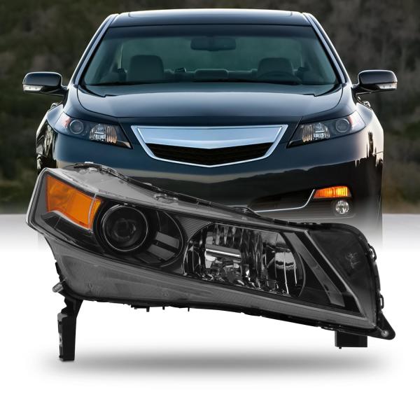 商品名:  AKKON - Fit 2012 2013 2014 Acura TL [HID|Xenon] Projector Headlight Headlmap Passenger Right Side OE Style Black H...
