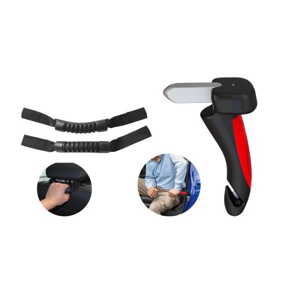 商品名: INGWETECH 車のドアラッチハンドル/杖、シートレストグラブ、ハンドルアシストセット、高齢者、障害者向けの多機能サポート INGWETECH Car Door Assist Handle &amp; Headrest Gra...