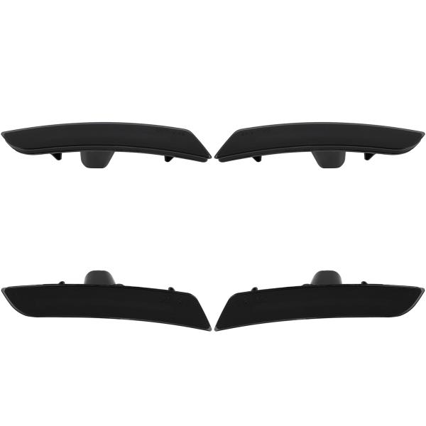 商品名:  ECCPP 4 Pack Front Rear Fender LED Side Marker Lights Fit For Chevrolet Camaro 2016-2021 Smoked Len Amber/Red Fron...