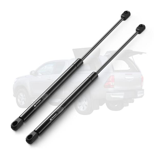 商品名: HelloAuto C1614195 16インチ 35ポンド/156N ガスストラット ショック リフトサポートスプリング トッパー リアウィンドウ トラックキャップ キャンパーシェル キャノピー スナッグトップ Leer are...