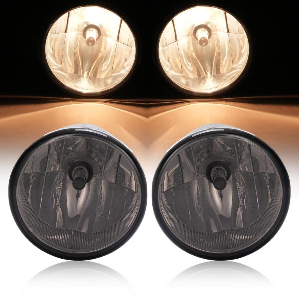 商品名:  HECASA Fog Light Compatible with 2006-2014 Ford F-150 W/Bulb Bumper Driving Fog Lamps Smoke Lens Replacement for F...