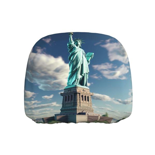 商品名:  BROLEO Statue of Liberty Picture Quality Car Headrest Cover 1 piece comfortable elastic car accessoriesブランド: BROLE...