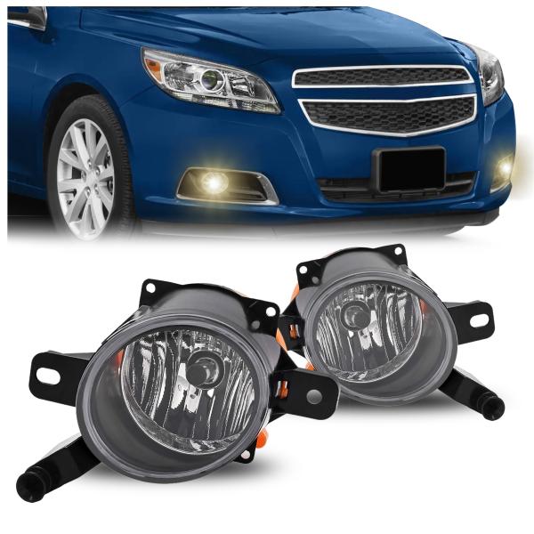 商品名:  HECASA Pair Fog Light Compatible with 2013-2016 Chevy Chevrolet Malibu/SS 2010-2016 Cadillac SRX Bumper Driving Fo...
