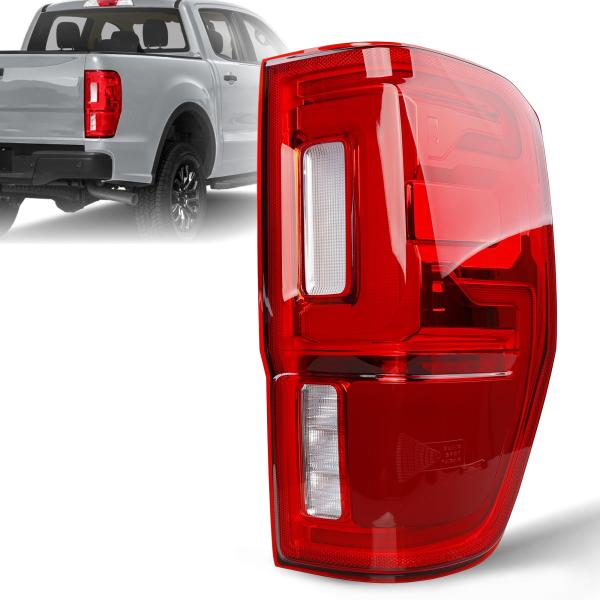 商品名:  LED Tail Lights for Ford Ranger 2019 to 2023 - Brake Taillight Assembly Replacement for KB3Z13404G and FO2801274 -...