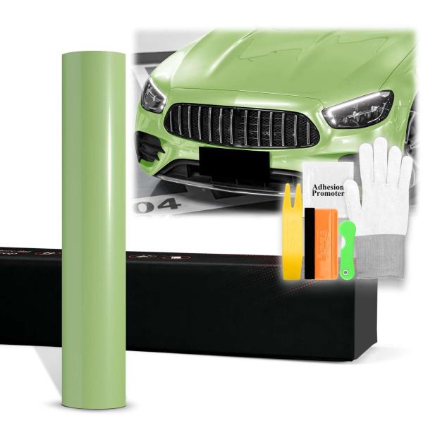 商品名:  20"x60" (1.6FTx5FT) PET Super Pearlescent Mint Green Glitter Metallic Diamond Vinyl Wrap Auto Car Sticker Decal Fi...