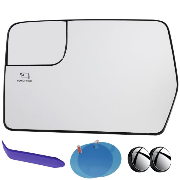 商品名:  EAP Driver Side Mirror Glass Compatible with Ford F150 2004-2014, Lincoln Mark LT 2006-2010, Non-Heated Without Au...