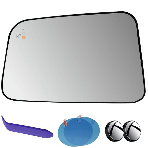 商品名:  EAP Driver Side Mirror Glass Compatible with Ford Edge 2007-2010, Lincoln MKX 2007-2010, Heated with Blind Spot Wi...