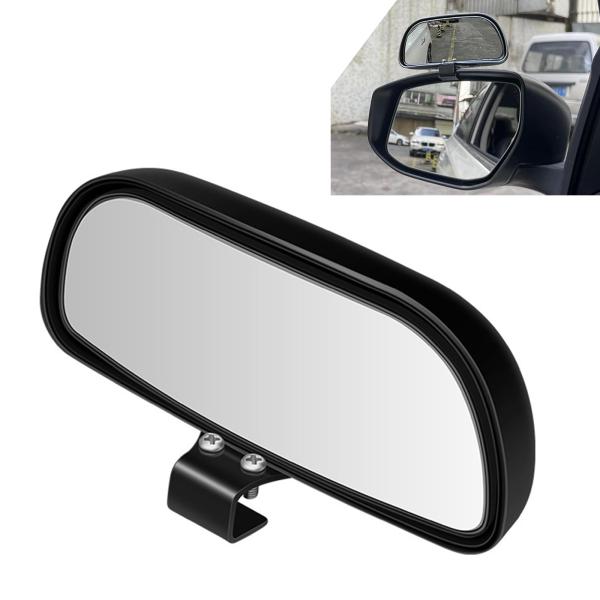 商品名:  waswale 1 PC Car Rearview Blind Spot Mirror, 5.7" x 2.5" Rectangular Adjustable HD Glass Reversing Assist Mirror, ...