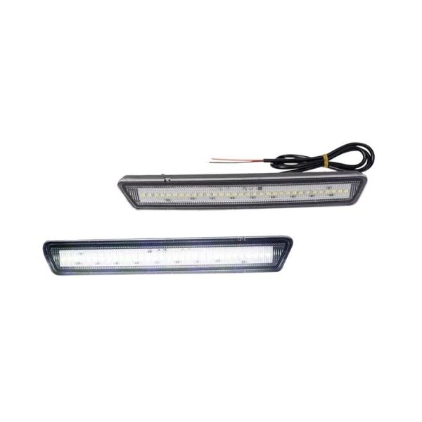 商品名:  JDICY Clear Lens Rear Bumper Side Marker Lights ABS Housing Bulbs 1999-2004 for Ford for Mustang Mach 1 03-04 &amp...