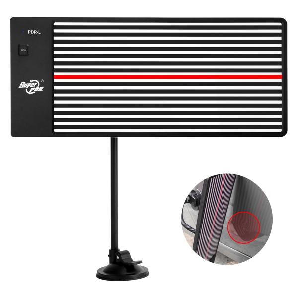 商品名: Biupky デントリフレクションラインボード、LEDデントリフレクターボードデントリムーバーツール、車用へこみ修理ボード、ペイントレスデント修復除去ツールPDRライトデントチェックリフレクターラインボード Biupky Dent...