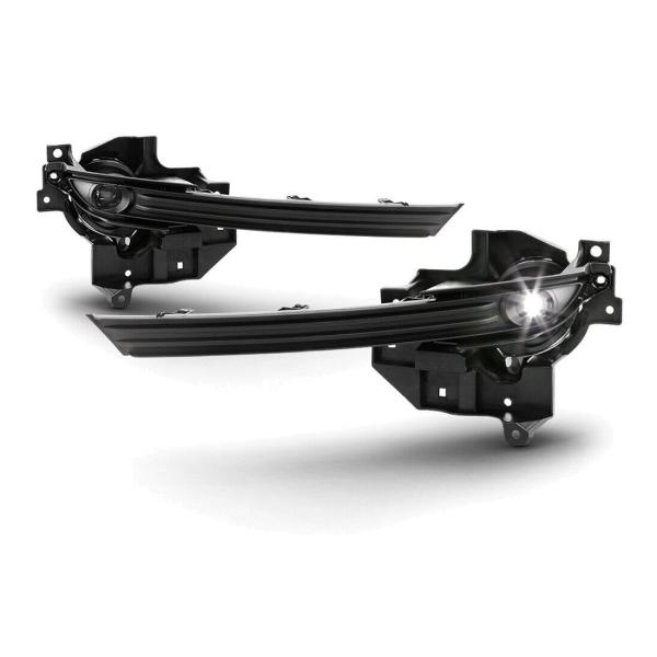 商品名:  BQPMDBD Fits Fog Lights Bumper Lamps W/Switch Left+Right Driver Side&amp;Passenger Side Heavy Duty Polycarbonate-L...