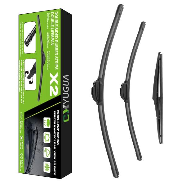 商品名:  CXYUGUA Wiper Blade Replacement for Journey 2009-2018, Windshield Wiper Blades 24"+19" With Rear Wiper 12" (Set of...