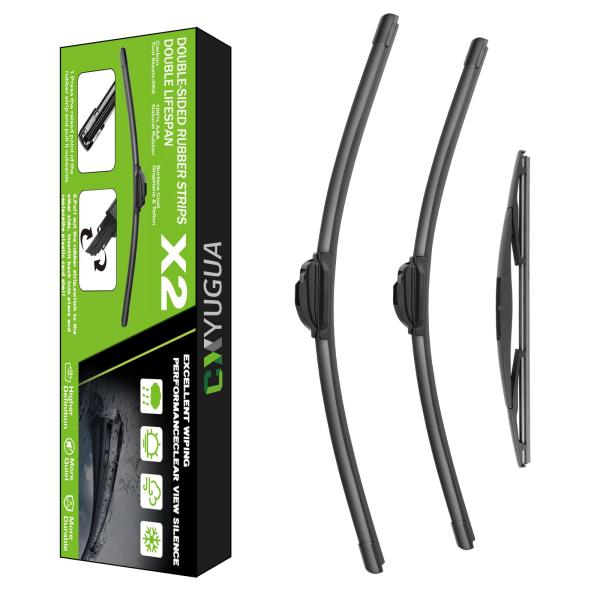 商品名:  CXYUGUA wiper Blade Replacement for 2005-2020 Armada, 2004-2010 QX56, 2011-2014 TSX, Windshield Wiper Blades 24"+2...