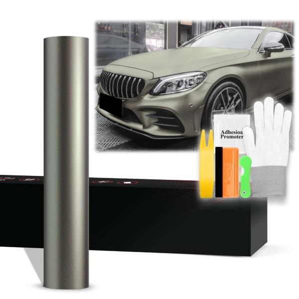 商品名:  20"x60" (1.6FTx5FT) PET Matte Metallic Millennium Jade Vinyl Wrap Auto Car Sticker Decal Film Sheet Bubble Free Ai...