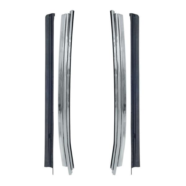 商品名:  Isodjit for Ford for Mustang 1969-1970 EBD0ZZ-6322220KT Moulding Weatherstrip Door Glass Rear Left Right,Fit Testi...