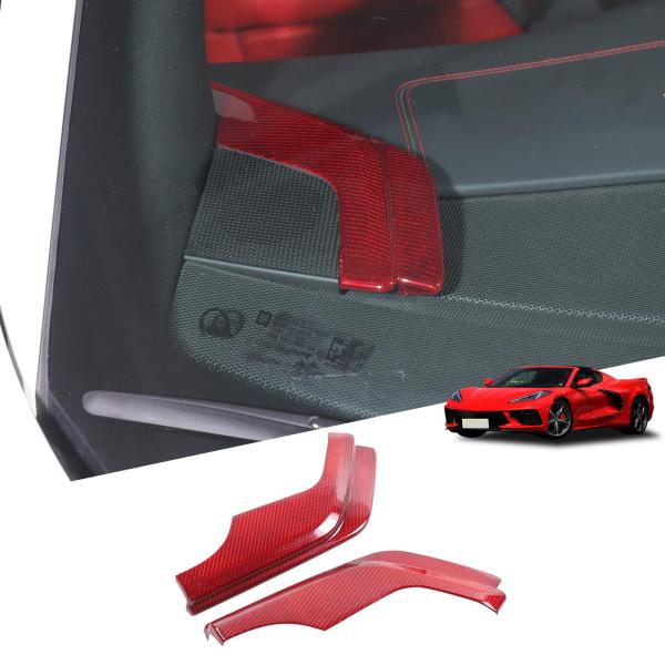 商品名:  Suetlcoity Center Consoles Side Dashboard Panel Trim Cover for Corvette C8 Stingray 2020-2024 Dry Carbon Fiber Sid...