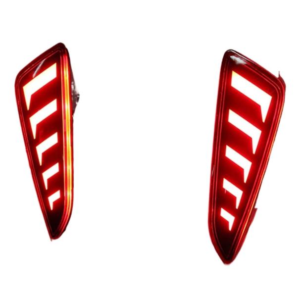 商品名:  Car Flashing 1 Set, LED Reflector Lamp Rear Fog Lamp Rear Bumper Brake Light，Compatible With Toyota C-HR CHR 2016 ...