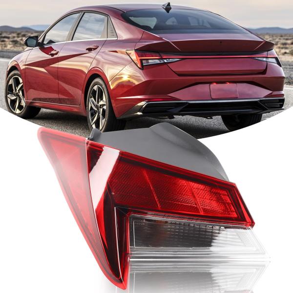 商品名:  YEQSHNG Halogens Tail Light Without LED Assembly Compatible With 2021-2023 Hyundai Elantra SEL/SE/SEL Hybrid Tail ...