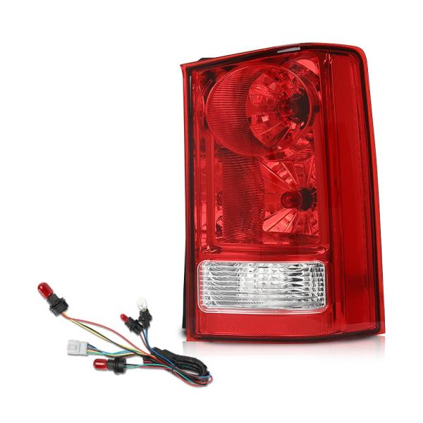 商品名:  PIT66 Tail Light Right Side Compatible with Honda Pilot 4-Door Sport Utility 2009-2015 33500SZAA02, HO2801174 Red ...