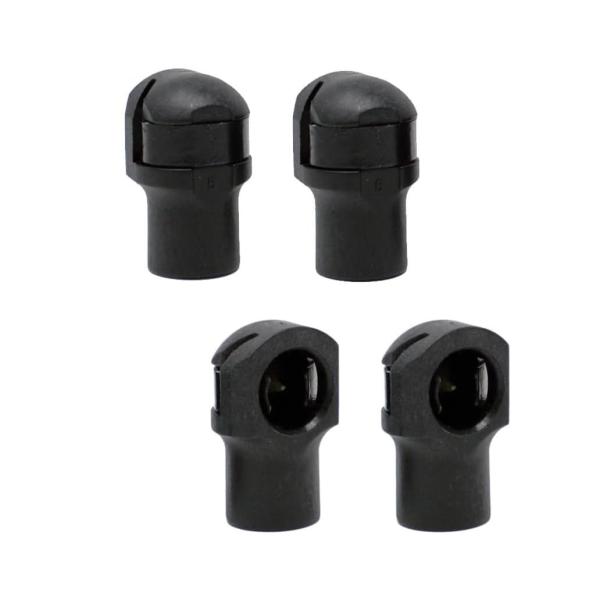 商品名:  4 Pcs M6 Female Thread Gas Spring Strut End Fittings, Tonneau Cover Prop Rod End Fittings for 10mm Ball-Stud, Fits...