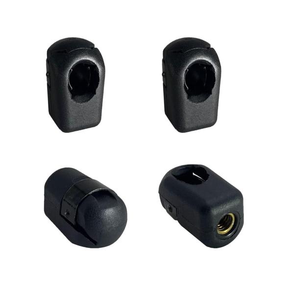 商品名:  4 Pcs M6 Female Thread Gas Spring Strut End Fittings, Tonneau Cover Prop Rod End Fittings for 10mm Ball-Stud, Fits...