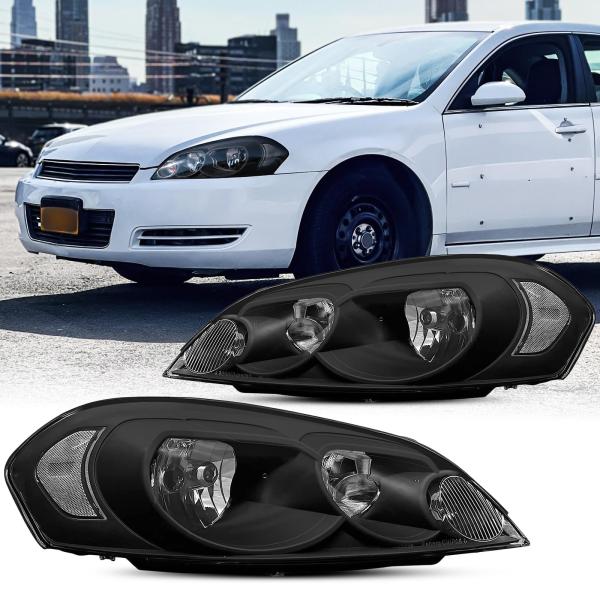 商品名:  2PCS Headlight Assembly For 2006-2013 Chevy Impala LS LT LTZ For 2014-2016 Chevy Impala Limited For 2006 2007 Chev...