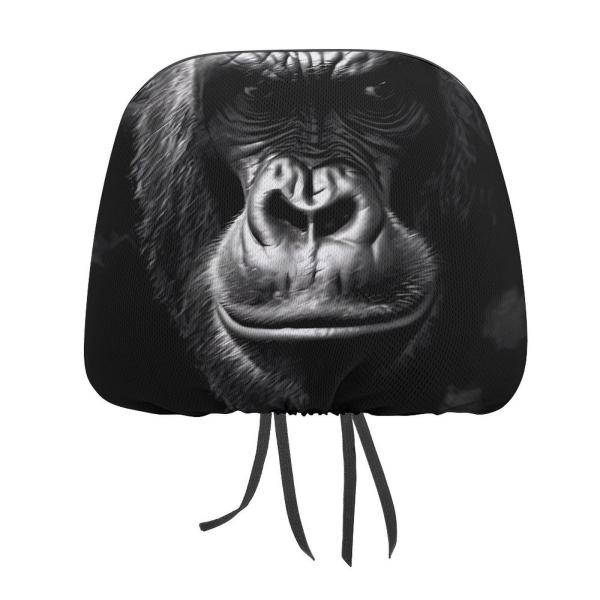 商品名:  Gorilla Face Cover for Car Seat Novelty Printed Headrest Protector Coversブランド: Generic商品サイズ: 2 PCS高さ: 5.08cm横幅: 35...