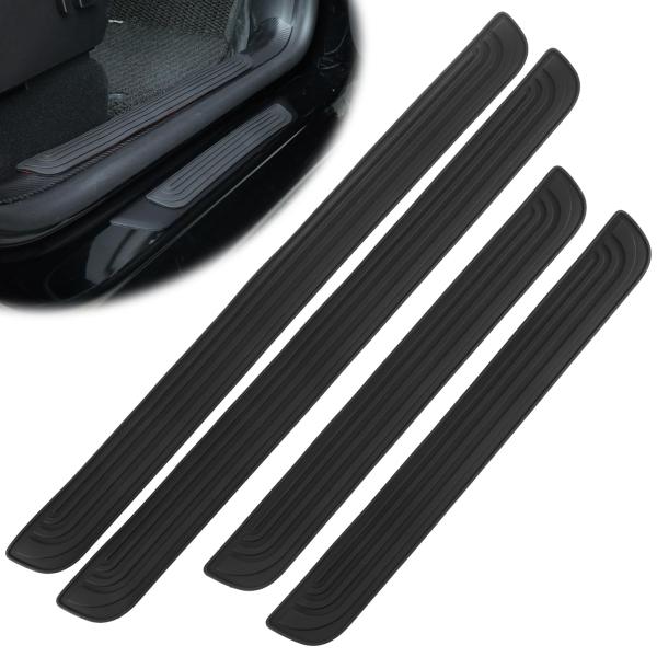 商品名:  PartyKindom Car Door Sill Protector: 4pcs Car Door Edge Guards Protector for Door Steps Universal Waterproof Door ...