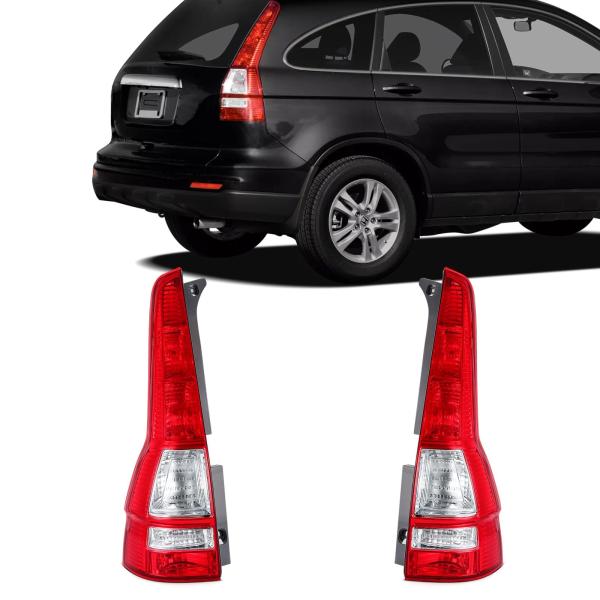商品名:  SCITOO Pair Taillight Assembly Fits 2007-2011 for Honda CR-V EX 4-Door Headlights Clear Red Lens Black Housing, 33...